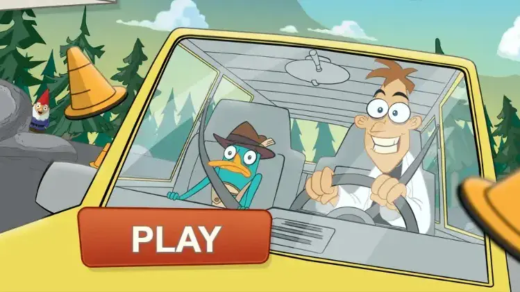 הצוק - Phineas and Ferb Drusselstein Driving Test - וואלה כיף
