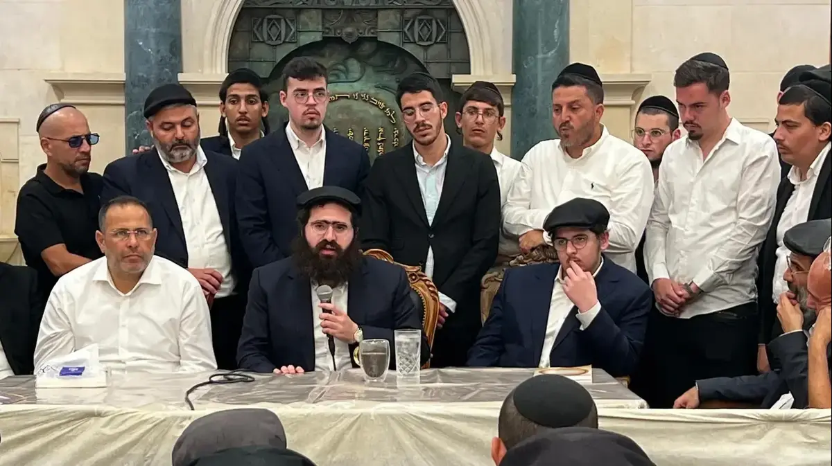 שובה ישראל רבי יואל פינטו בשיעור מרתק וואלה יהדות